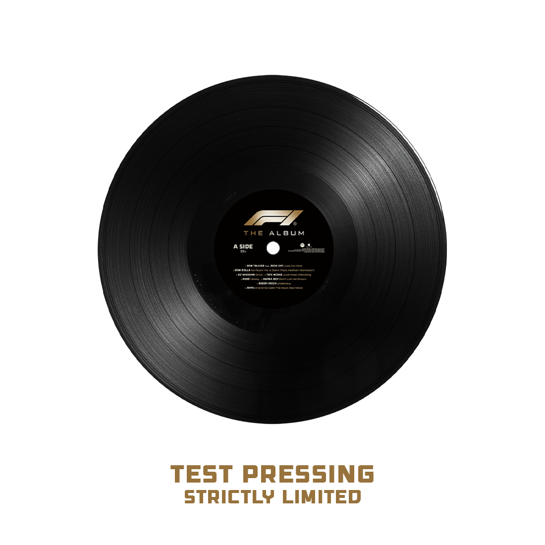 F1 The Album (Limited Edition Test Pressing Vinyl) | The Official F1 ...